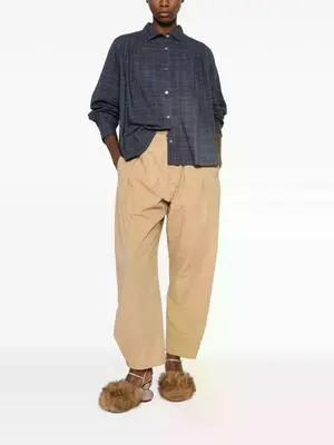 MOISMONT Carmen Checked Gathered Shirt