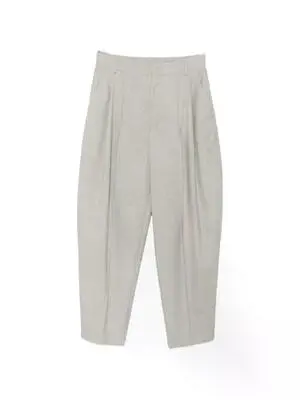 Liviana Conti Pleated-design Belted Trousers