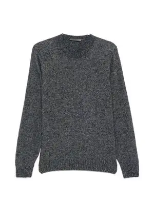 Corneliani Ribbed-trim Marl-effect Sweater