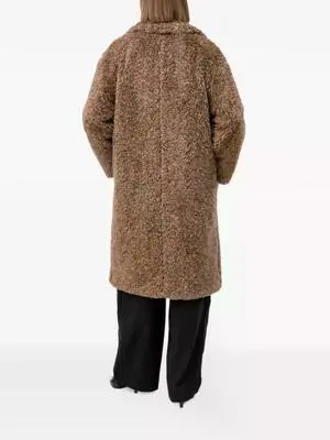 Hugo Oversized-fit Teddy Coat With Double-breasted Closure