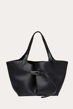 LIFFNER Belted Tote Black