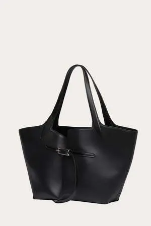 LIFFNER Belted Tote - Black