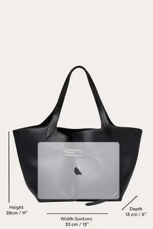 LIFFNER Belted Tote Croc