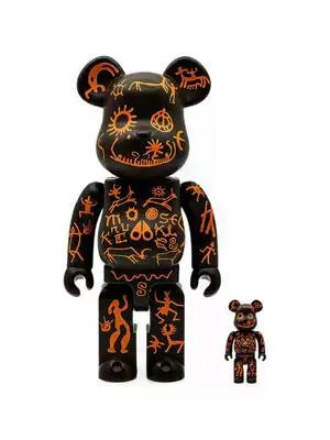 MEDICOM TOY X Moose Knuckles X Be@rbrick 100%+400% Set - Black