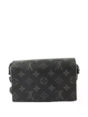 LOUIS VUITTON Steamer Wearable Monogram Eclipse Mini Bag - Black