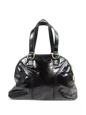 SAINT LAURENT Muse Patent-leather Shoulder Bag