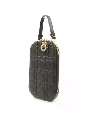 Dior Cannage Call'in Shoulder Bag - Black