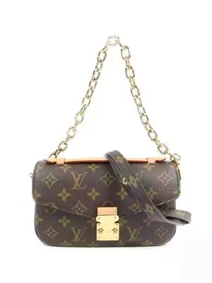 LOUIS VUITTON Metis East West Tote Bag - Brown
