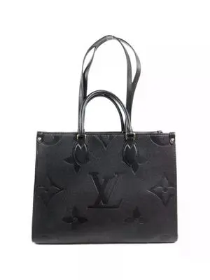 LOUIS VUITTON On The Go Mm Tote Bag - Black