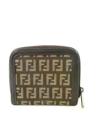 Fendi Zucca Ff-logo Bifold Wallet