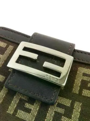 Fendi Zucca Ff-logo Bifold Wallet