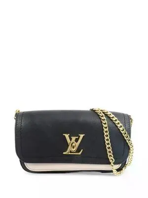 LOUIS VUITTON Lockme Tender Pochette Shoulder Bag - Black