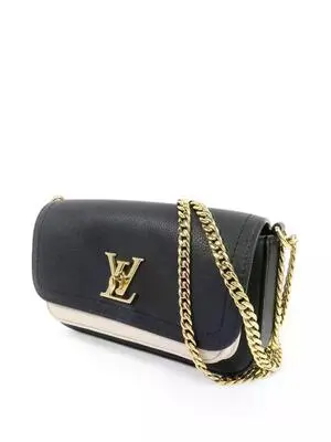 LOUIS VUITTON Lockme Tender Pochette Shoulder Bag - Black