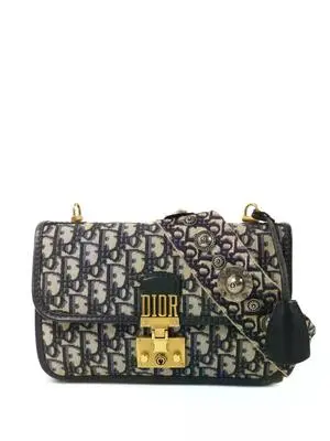 Dior Addict Canvas Shoulder Bag - Blue