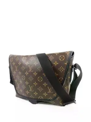 LOUIS VUITTON Monogram Macassar Magnetic Messenger Bag