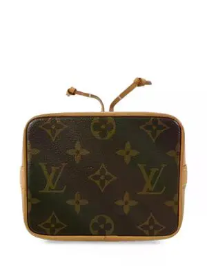 LOUIS VUITTON Nano Noeé Monogram Bucket Bag