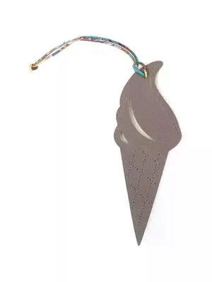 Hermès Petit H Ice Cream Cone Leather Charm - Green