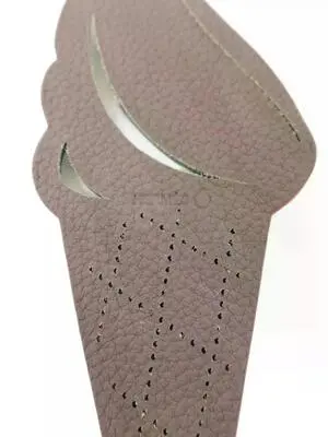Hermès Petit H Ice Cream Cone Leather Charm - Green