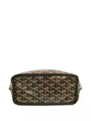 Goyard Mini Anjou Logo-pattern Tote Bag - Black