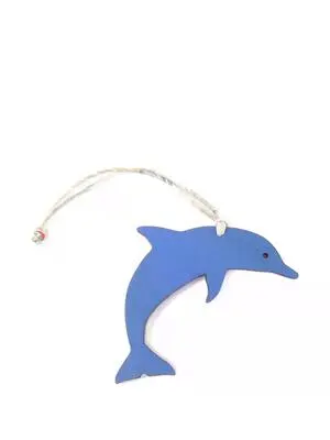 Hermès Petit H Dolphin Bag Charm - Blue