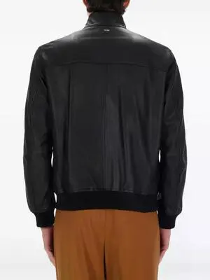 BOSS Zip Leather Jacket