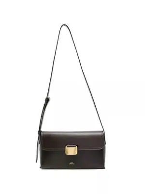A.p.c. Small Simone Leather Shoulder Bag - Brown
