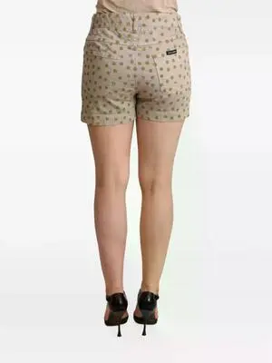 Dolce & Gabbana Polka-dot Five-pocket Shorts