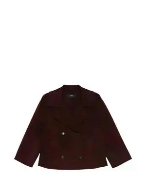 ARMA Manila Double-breasted Coat - Red
