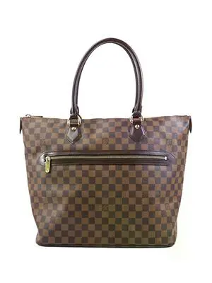 LOUIS VUITTON 2008 Damier Ebene Saleya Gm Tote Bag