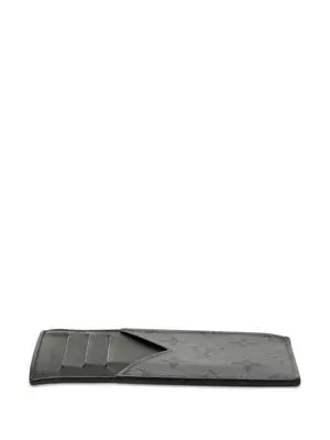 LOUIS VUITTON 2021-2026 Monogram Eclipse Reverse Taigarama Coin Card Holder