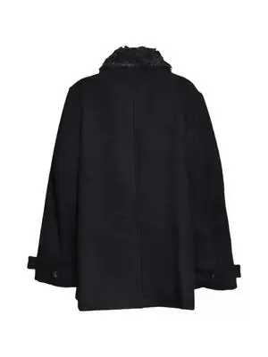 Our Legacy Wage Faux-fur Collar Double-breasted Coat