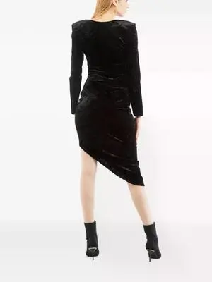 Patrizia Pepe Asymmetric Ruched Dress