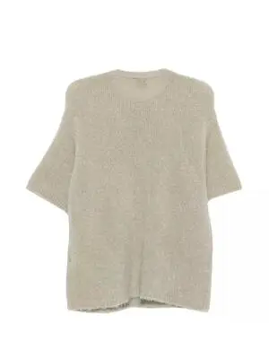ALYSI Short-sleeve Knitted Sweater