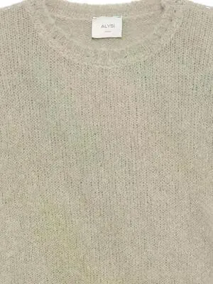 ALYSI Short-sleeve Knitted Sweater