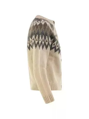 Max Mara Targa Jacquard Cardigan
