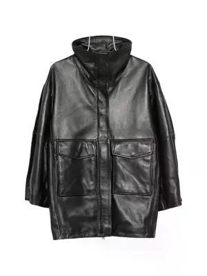 Erika Cavallini Zip-up Coat - Black