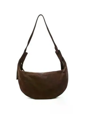 Liviana Conti Suede Shoulder Bag - Brown