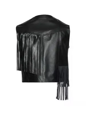 MAISON MARGIELA Fringed Gilet