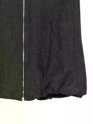 ALYSI Zip-up Bubble-hem Gilet