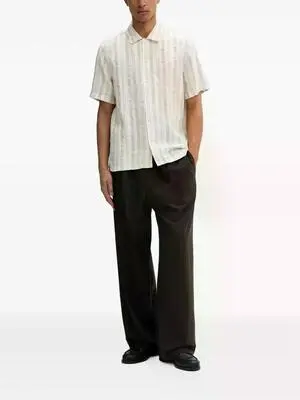 Marc O'polo Vertical-stripe Short-sleeved Shirt