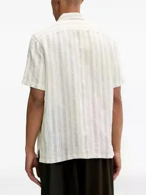 Marc O'polo Vertical-stripe Short-sleeved Shirt