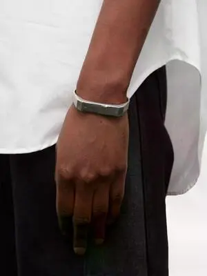 MAISON MARGIELA Numeric Engraved Cuff Bracelet