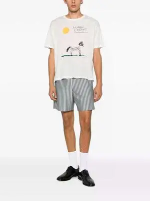 BODE Cheval Graphic-print T-shirt - Neutrals