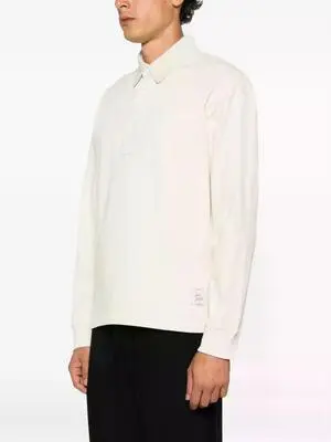 AMI Paris Logo-patch Polo Shirt