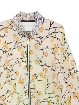 FORTE_FORTE Floral-jacquard Bomber Jacket
