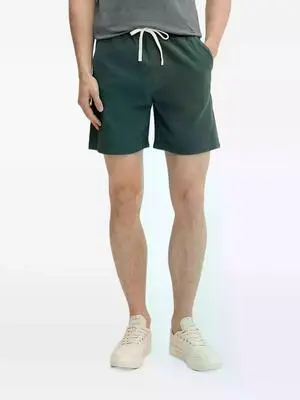 Marc O'polo Drawstring Seersucker Shorts - Green