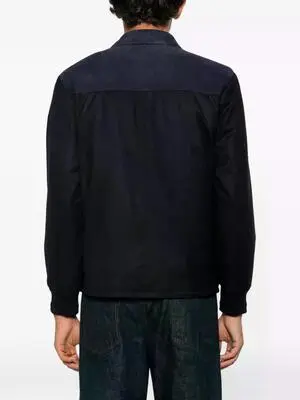 Canali Suede Panelled Jacket