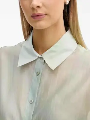 BENETTON Sheer Wide-sleeve Shirt