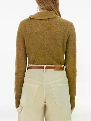 MARANT ETOILE Odelle Zip-neck Sweater - Blue