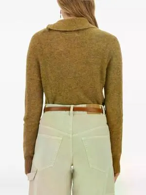 MARANT ETOILE Odelle Zip-neck Sweater
